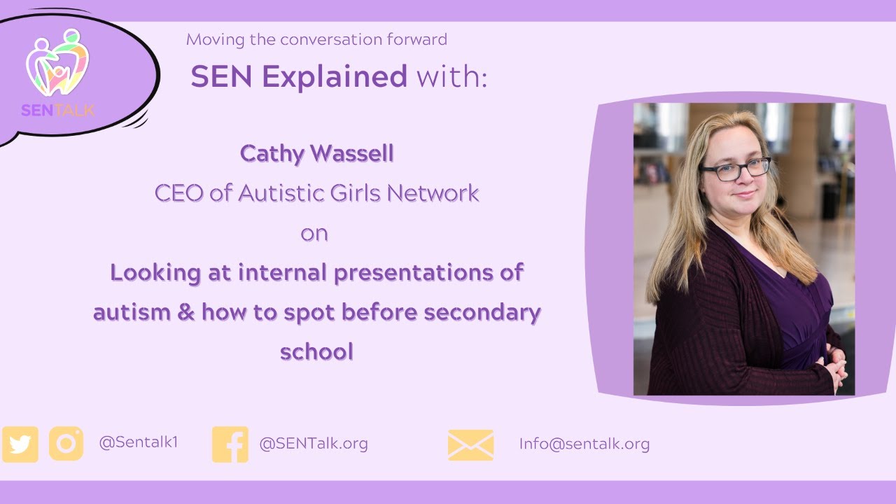 SEN Explained: How to Spot Internal Presentations of Autism - YouTube