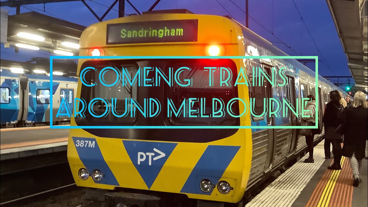 Comeng Trains Around Melbourne - YouTube