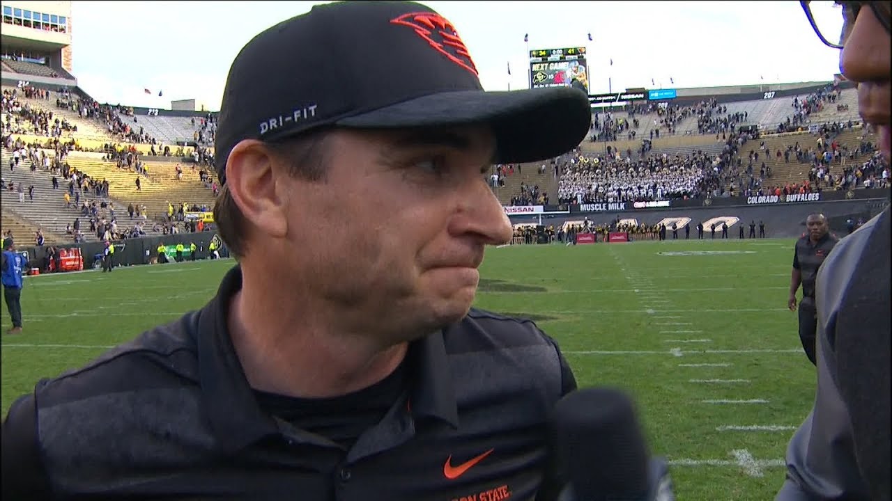 Head Coach Jonathan Smith on how OSU QB Jake Luton ignited the offense ...