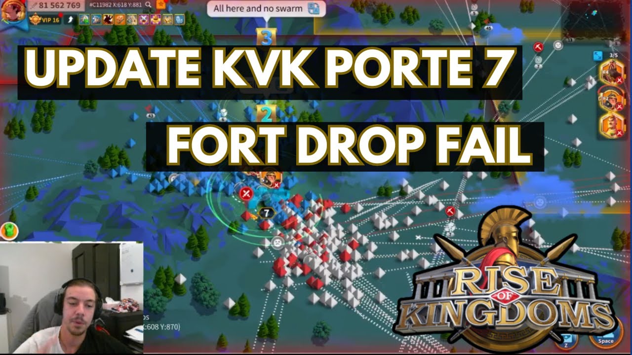 UPDATE KVK PORTE 7 ON FORT DROP !!! | FIGHT AUTEL | Rise of kingdoms ...