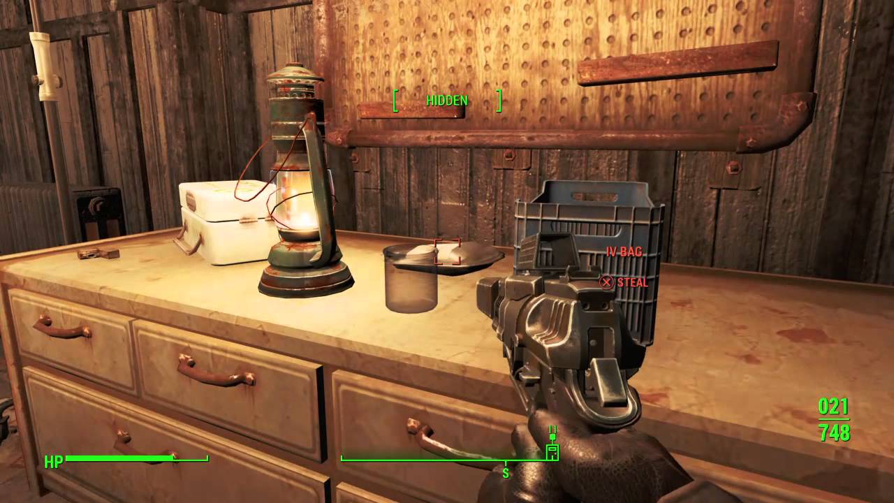 Fallout 4 Pistolero assassin clears out a triggerman warehouse - YouTube