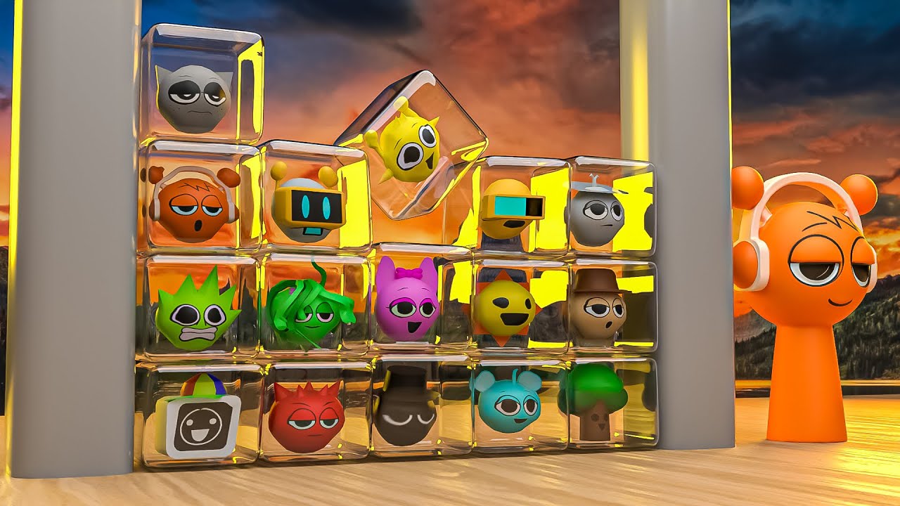 Sprunki in the Cube! | Who Will Escape First? - YouTube