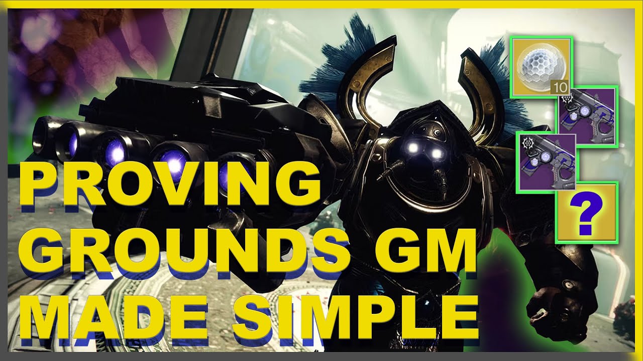 GM Proving Grounds Walkthrough | Destiny 2 - YouTube