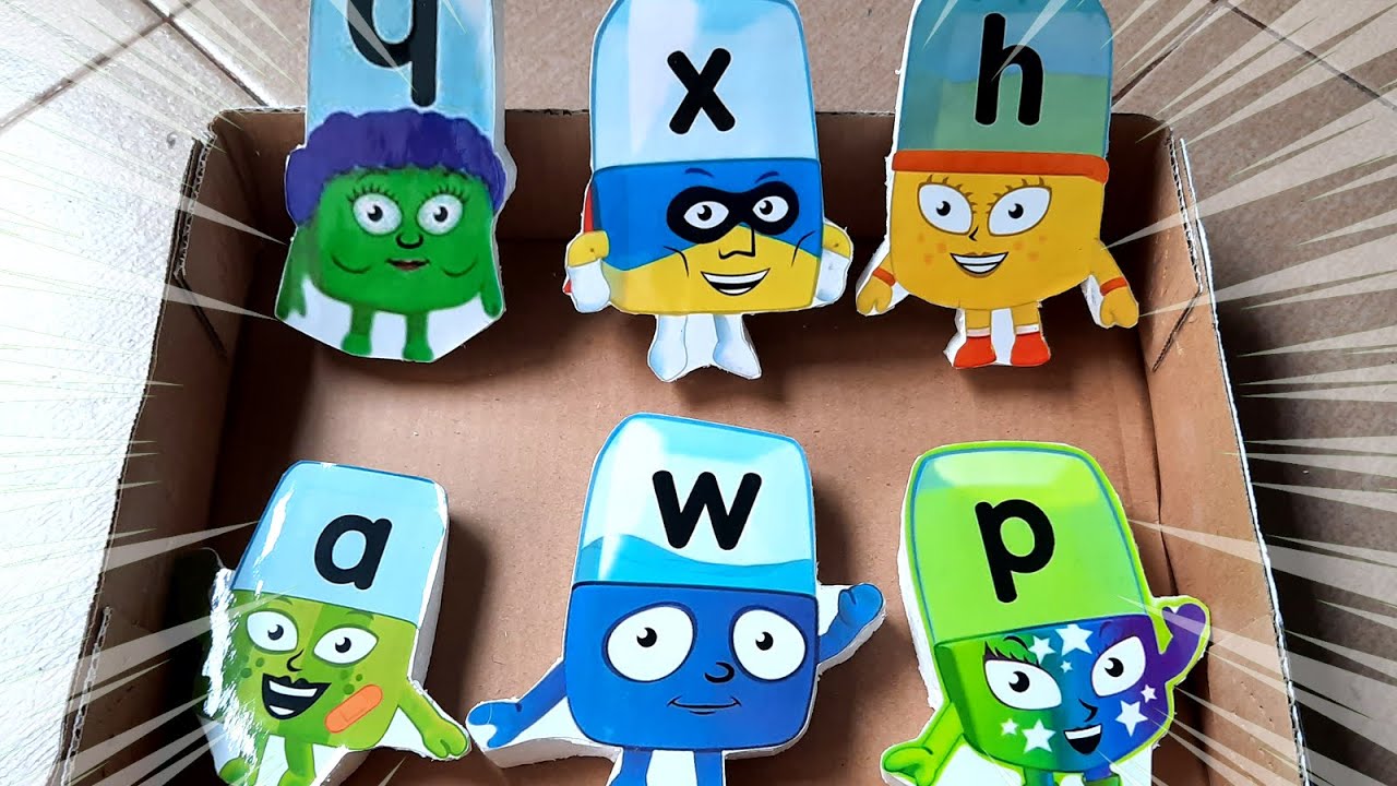 Unlocking the MYSTERY of Alphablocks QXhP v ASMR Relax Sounds Looking ...