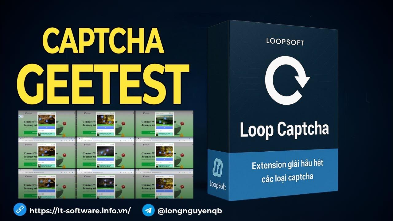 Giải captcha Geetest icon - YouTube