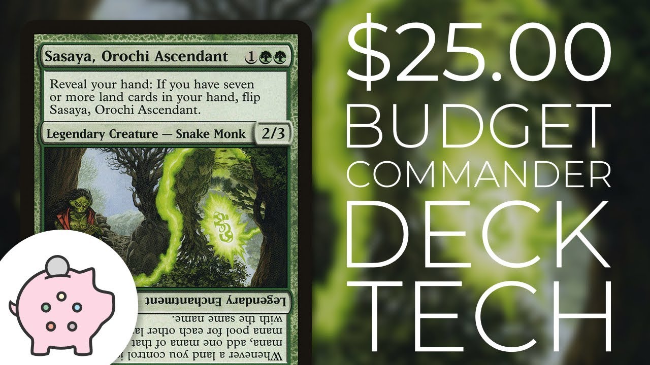 Sasaya, Orochi Ascendant | EDH Budget Deck Tech $25 | Mass Ramp | Magic ...