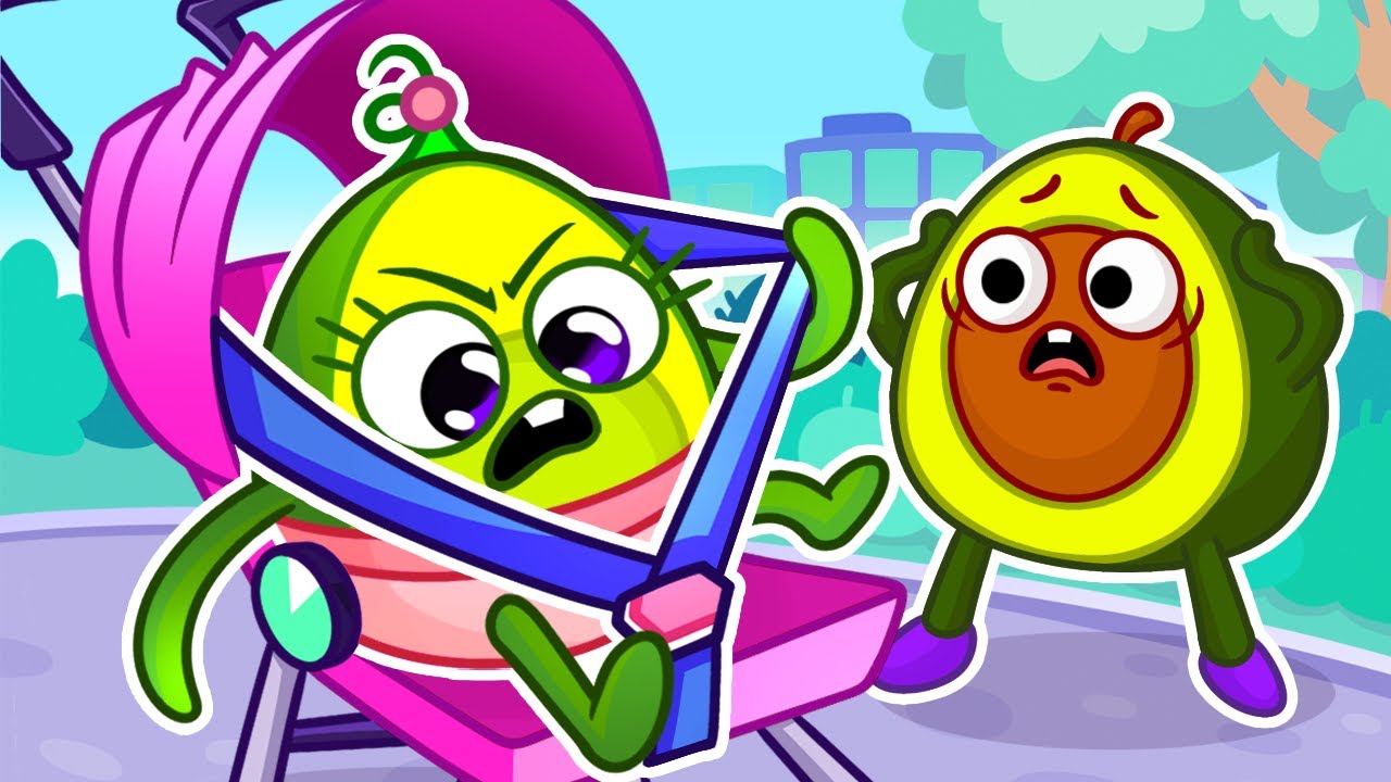 Buckle Up and Learn Safety Rules with Avicado Baby || Funny Stories for ...