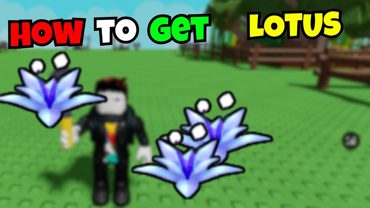 How To Get Lotus Plant In Roblox Grow A Garden - YouTube