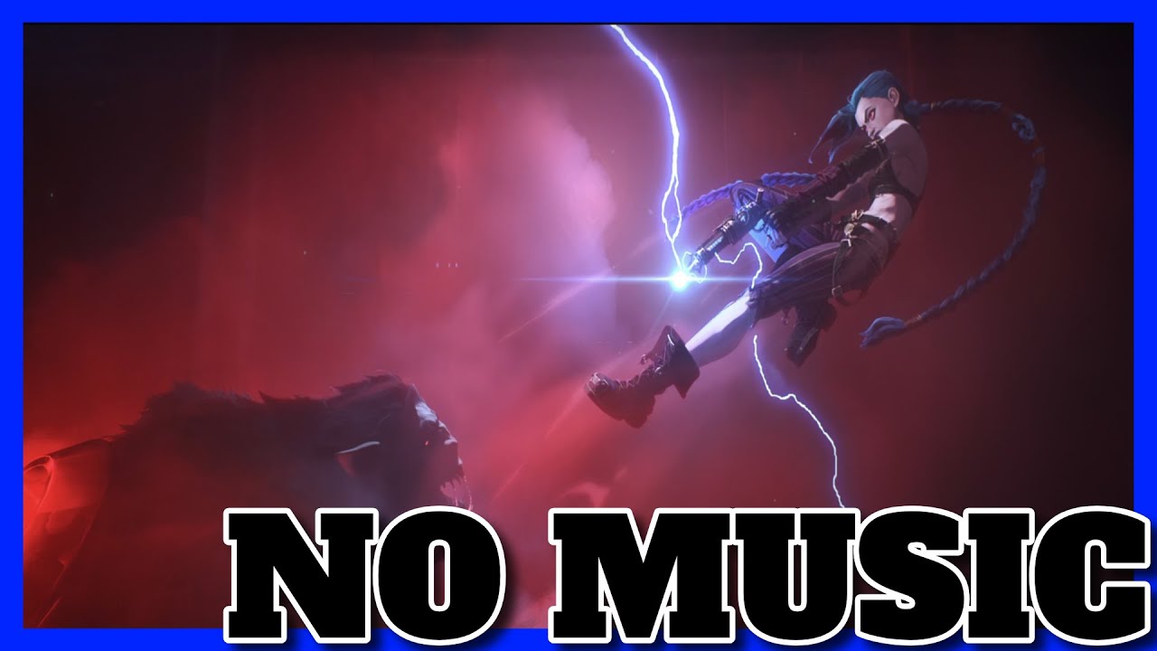 Arcane WITHOUT MUSIC: Jinx vs Warwick - YouTube