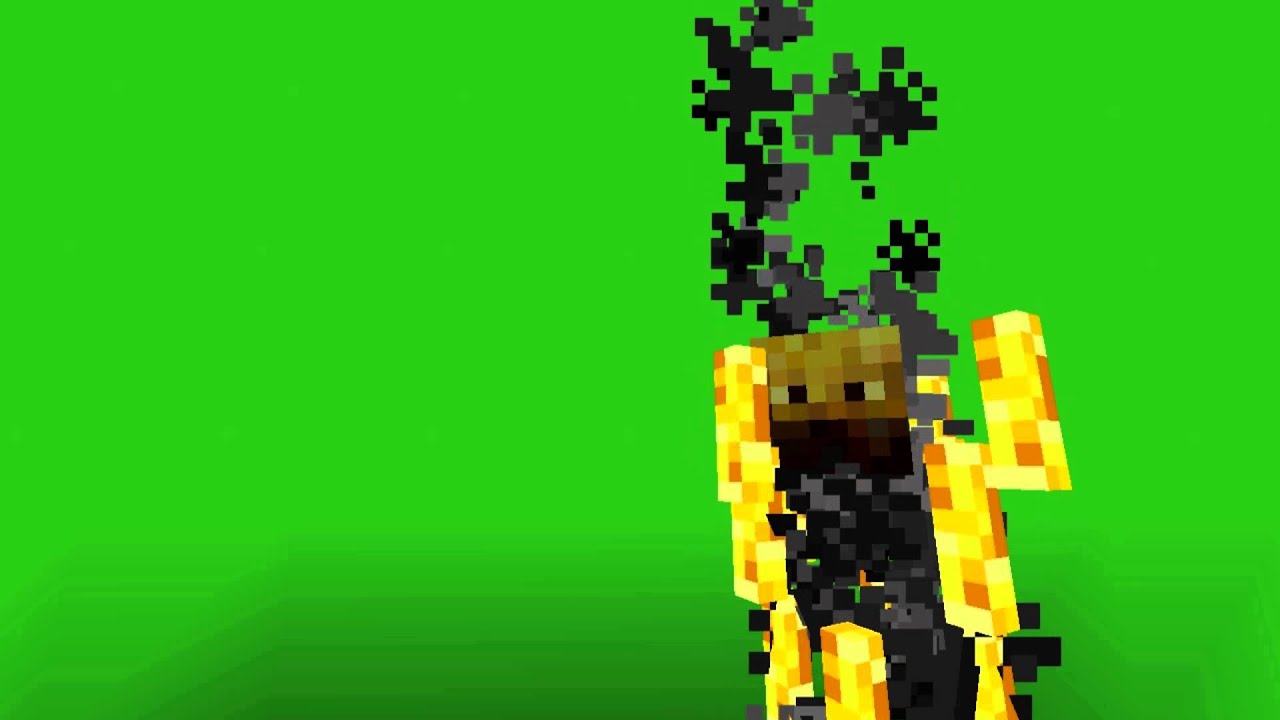 HD Greenscreen Minecraft Blaze - YouTube
