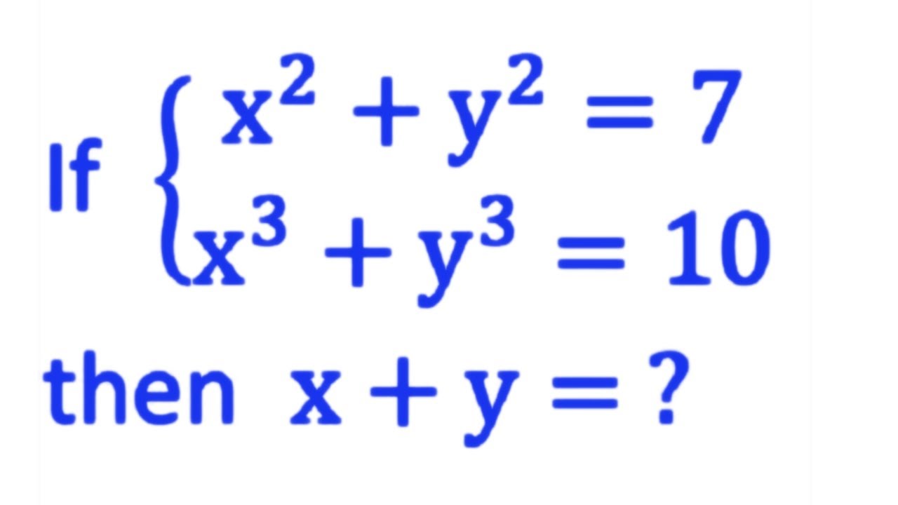 Math Olympiad Question Exponential Equtions Solving For The Value