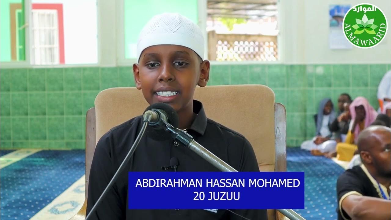 ABDIRAHMAN HASSAN CATEORY 20 JUZUU - YouTube