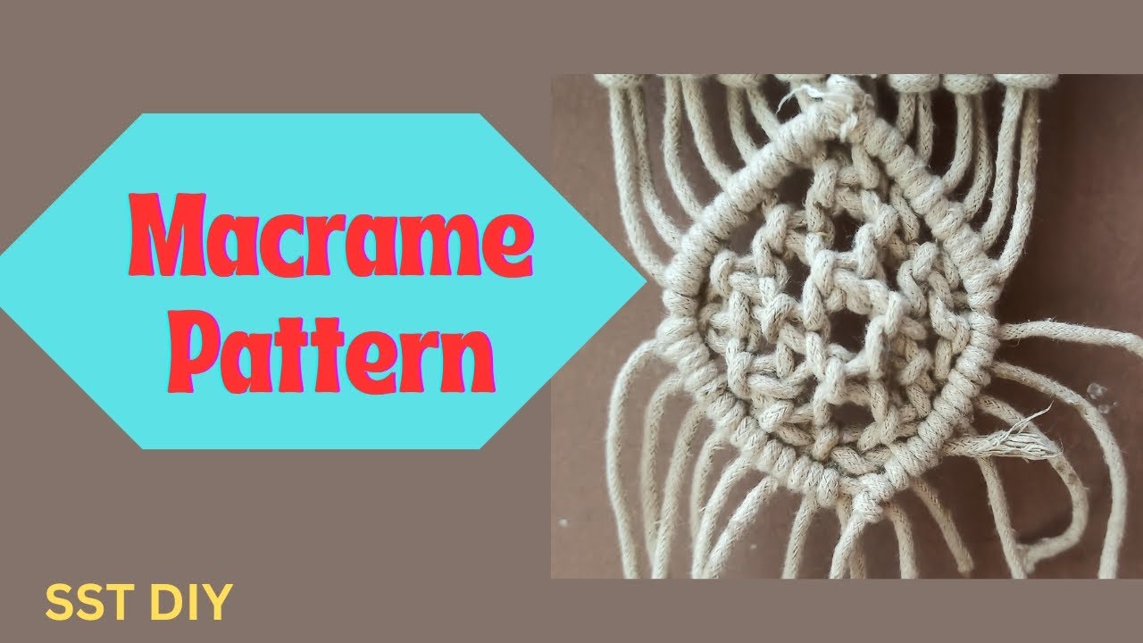 Macrame Pattern #videoyoutube #video #diy #macrame #macrametutorial #macramepattern # ...