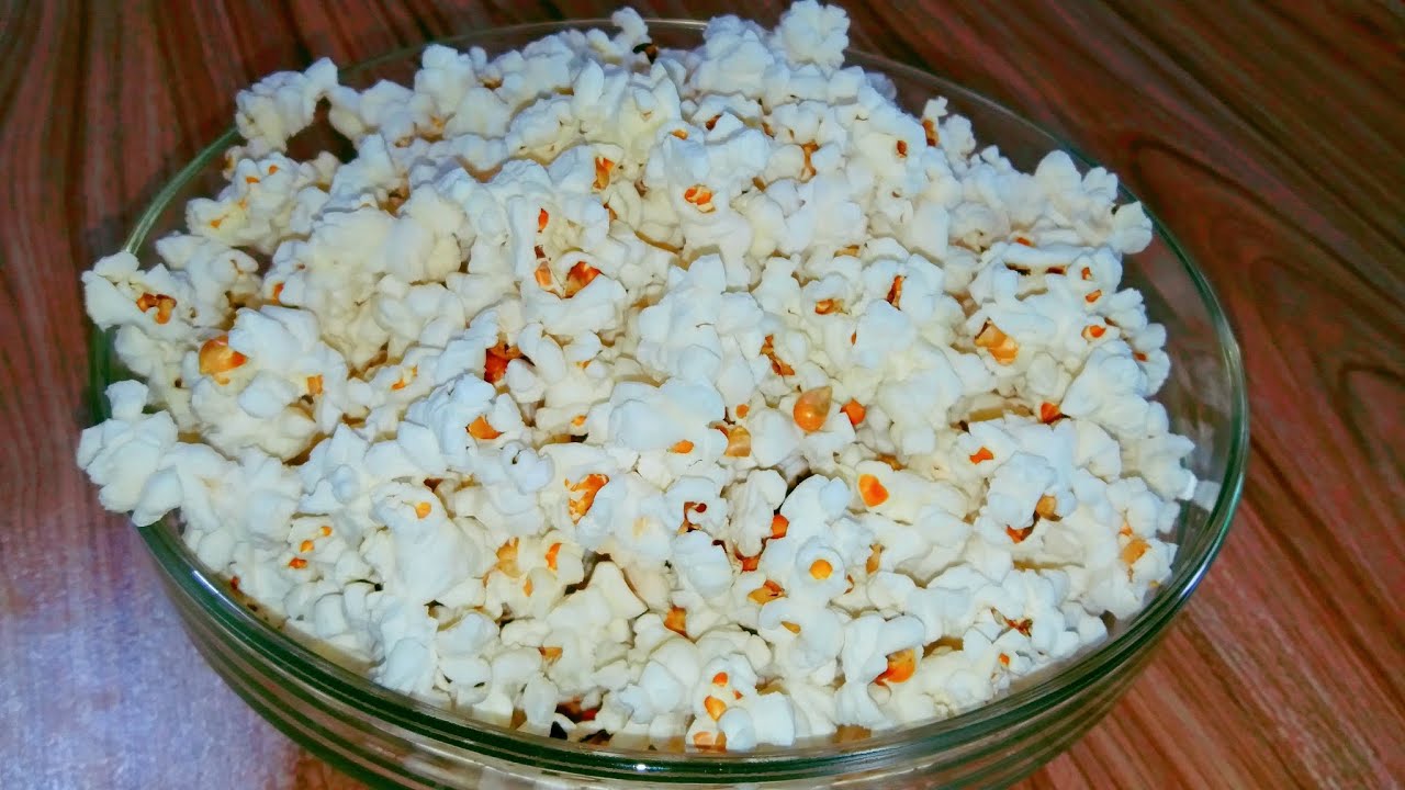How to make homemade microwave popcorn - YouTube