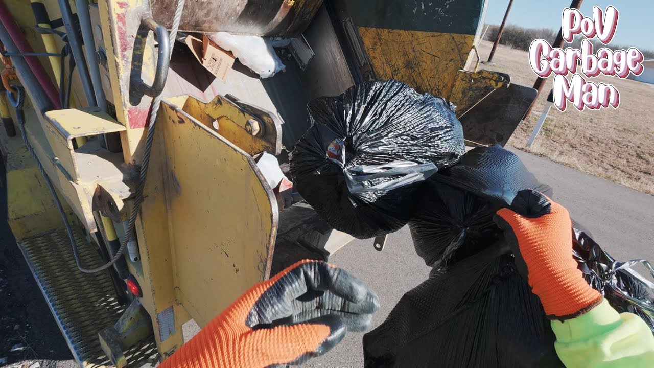 POV: Garbage Man in Rearload Truck | 4K Full UHD - YouTube