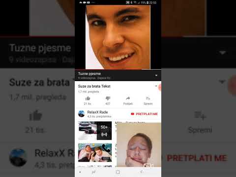 Tuzne pjesme  nisam mogao da izdrzim na njih