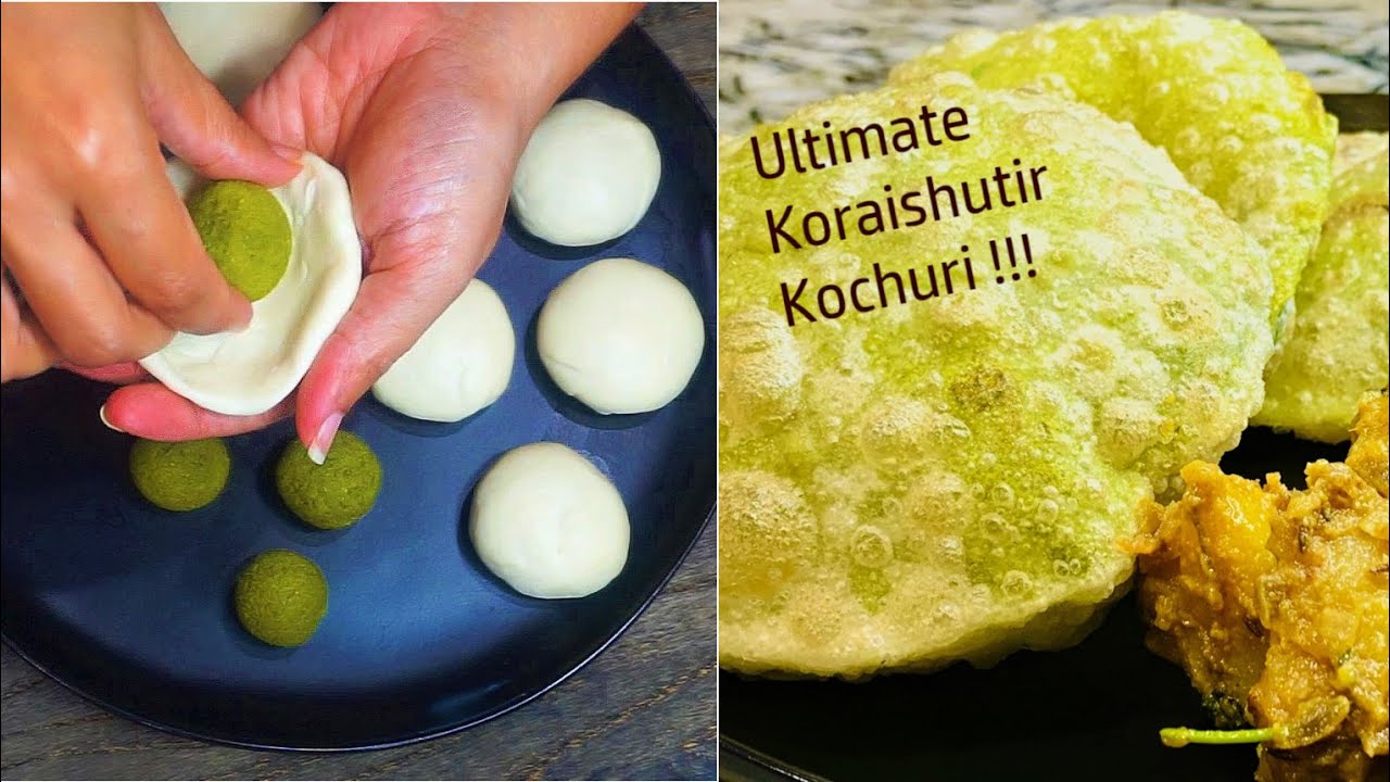Ultimate Koraishutir Kochuri Recipe !! | Bengali Peas Kachori - YouTube