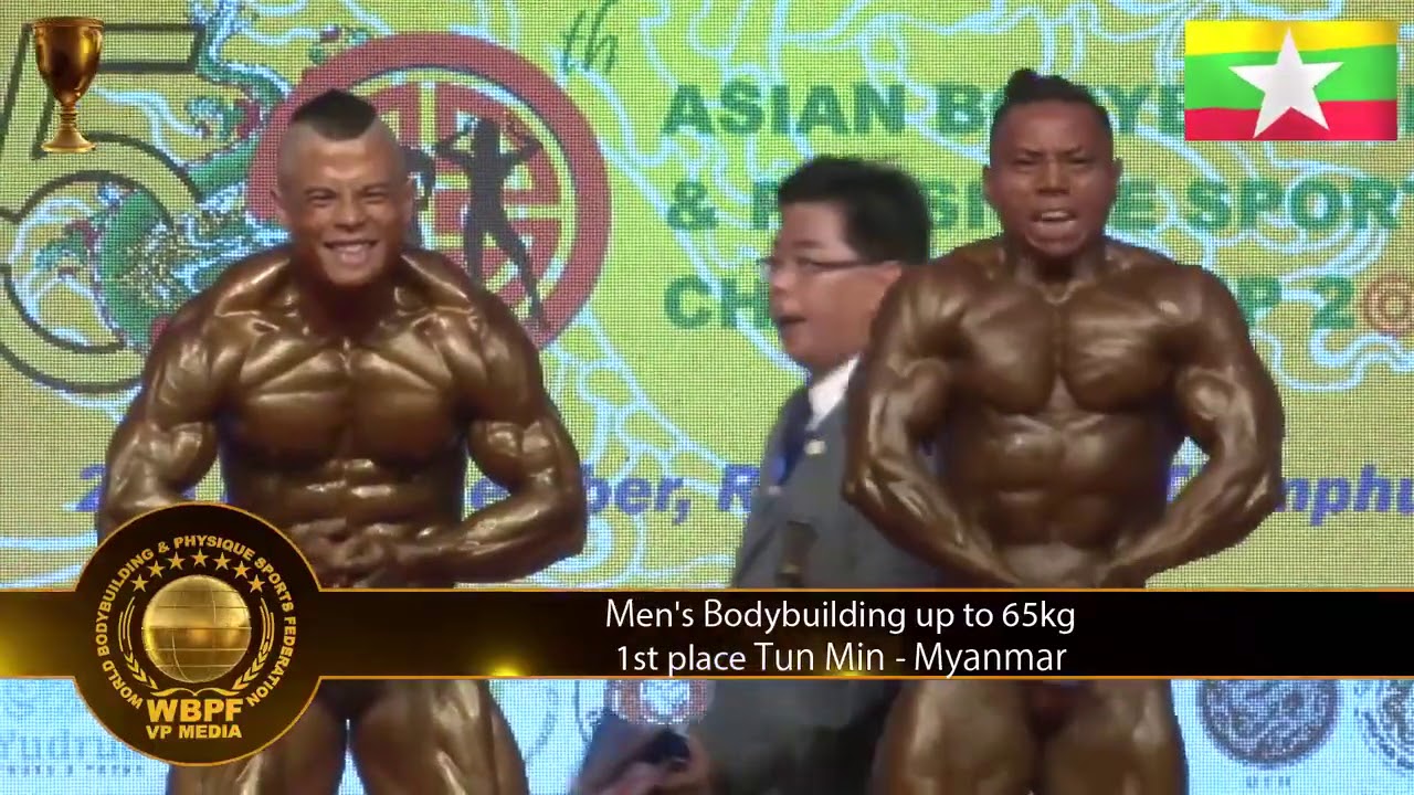 Ceremony Award at 50th Asian BodyBuilding & Physique Sport Championship ...