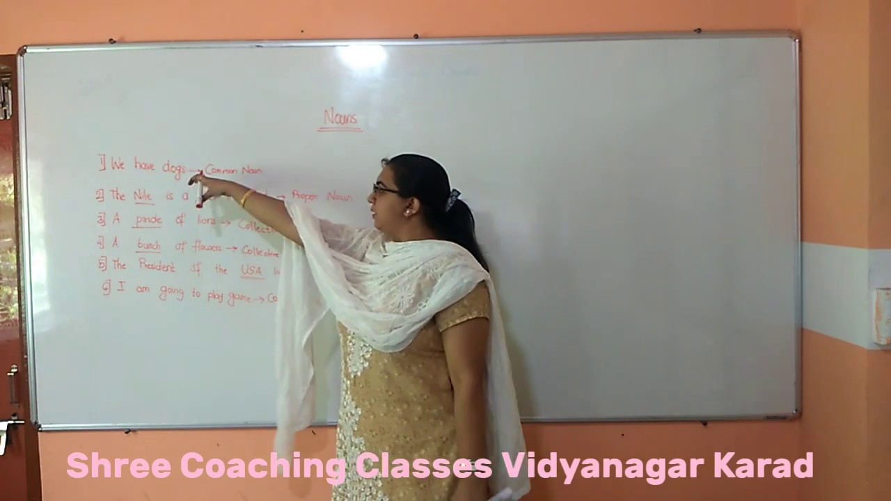 Shree Coaching Classes Vidyanagar Karad_ English Grammar- Noun by ...