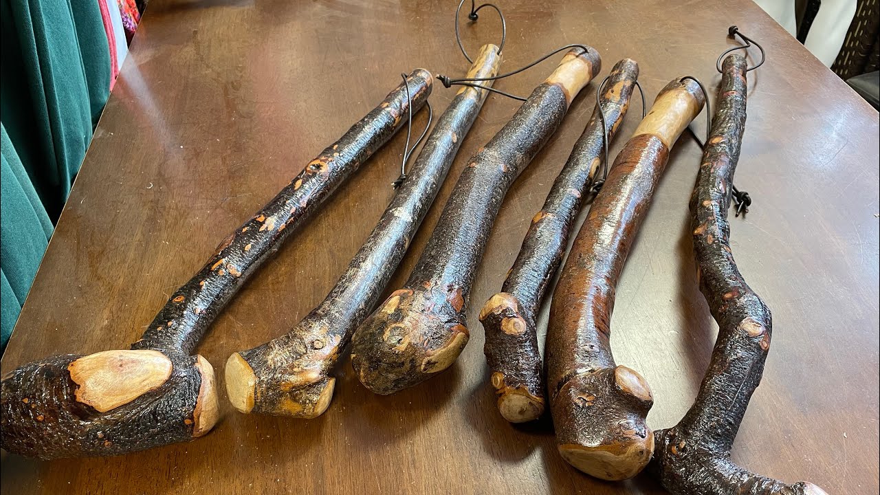 Some blackthorn cudgels by McCaffreyCrafts - YouTube
