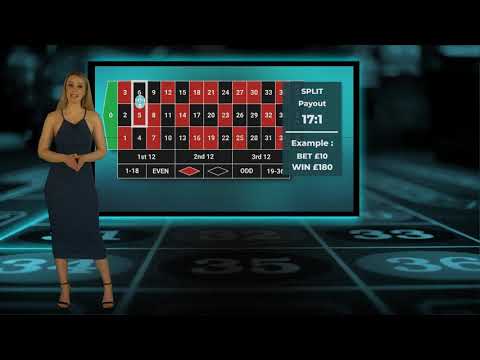What Is A Split Bet In Roulette? Bet Explanation - YouTube
