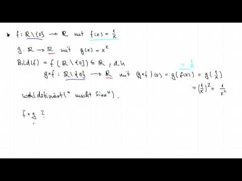 Beispiel 2 Komposition von Abbildungen - Mathematik Video Erklärung ...