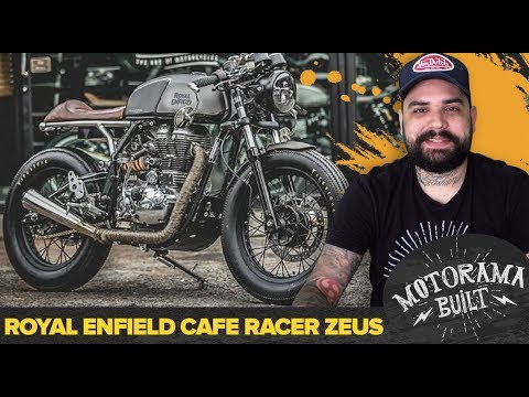 ROYAL ENFIELD CAFE RACER ZEUS - YouTube