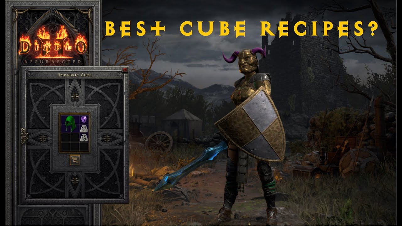 Diablo 2 Resurrected - Some very useful Horadric Cube Recipes - YouTube