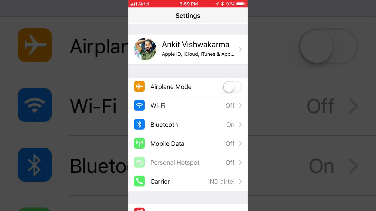 UI BUG!!! | Mobile Data issue | iOS 11.2.5 | Bug - YouTube