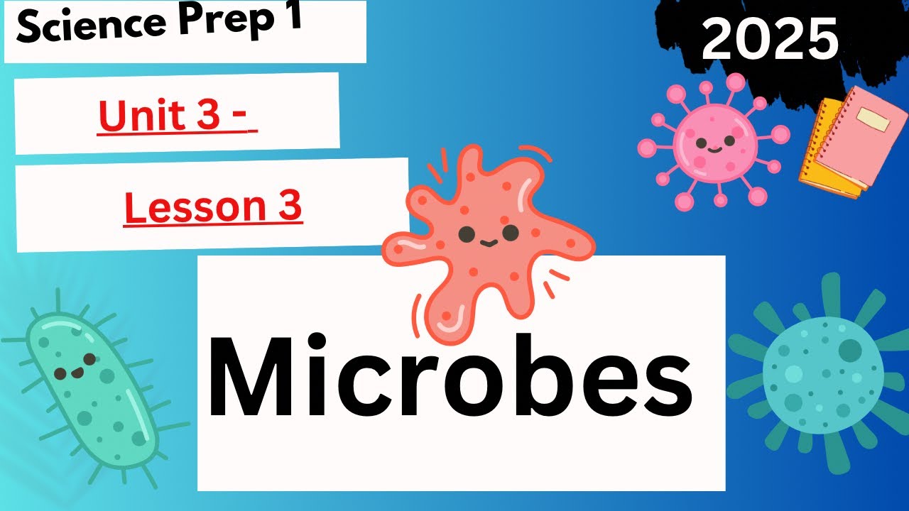 Science Prep 1 -Unit 3 -Lesson 3 -Microbes 2025 - YouTube Science Prep 1 -Unit 3 -Lesson 3 -Microbes 2025 - YouTube