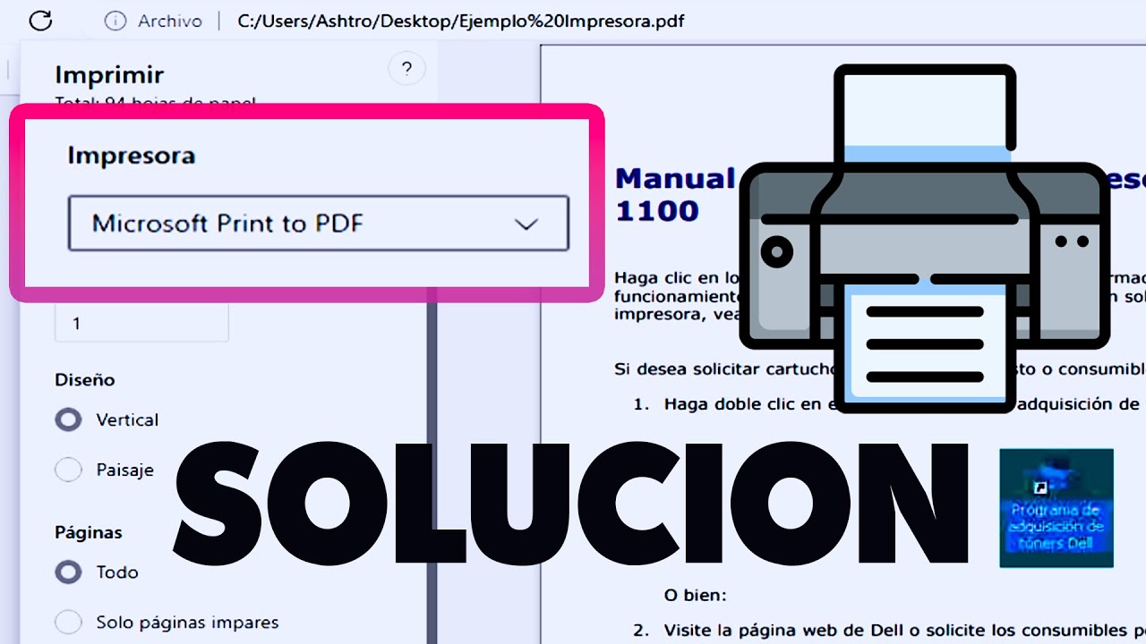 Solución: Microsoft Imprimir A PDF No Sparece En Windows 10 / 11 - YouTube