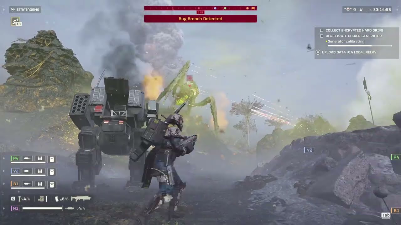 Helldivers 2 - Vernen Wells & Heeth (live stream #15 - Helldive ...