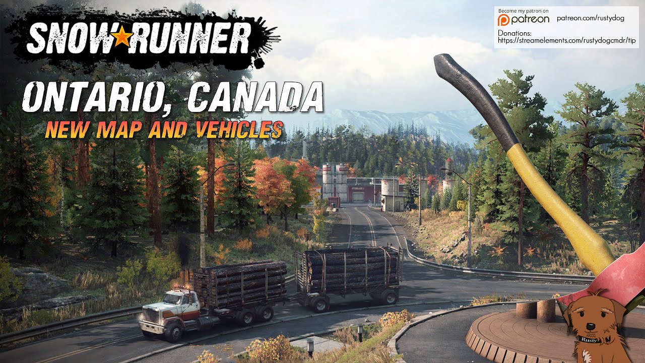 SnowRunner: Ontario, Canada - New Map and Vehicles - YouTube