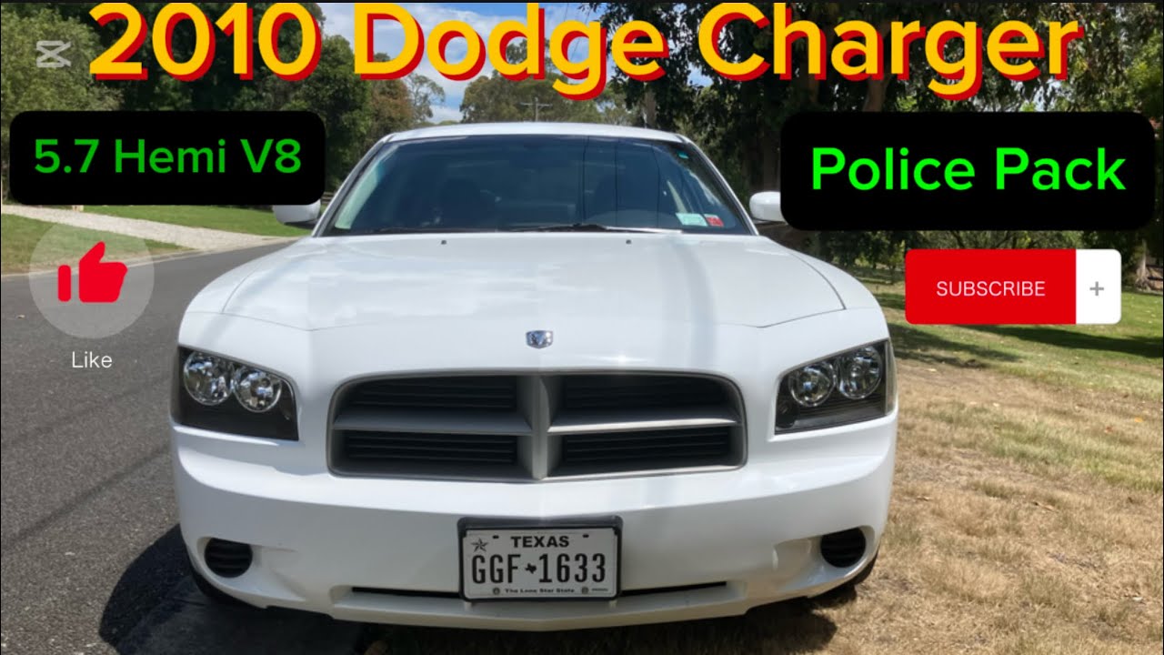 2010 Dodge Charger Police Pack - YouTube
