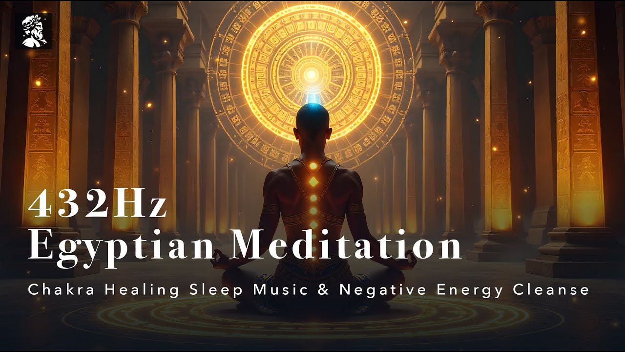432Hz Egyptian Meditation | Chakra Healing Sleep Music & Negative ...