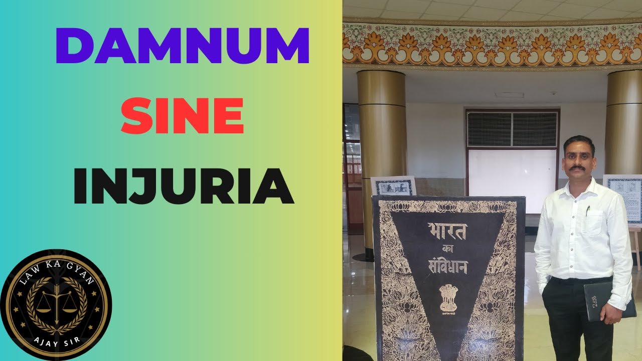 DAMNUM SINE INJURIA - YouTube