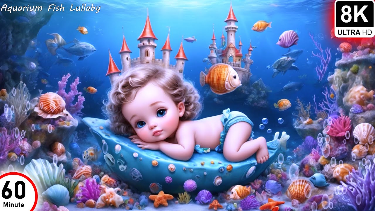 Baby Lullaby Soothing fishes Calming Undersea Animation Aquarium Fish ...