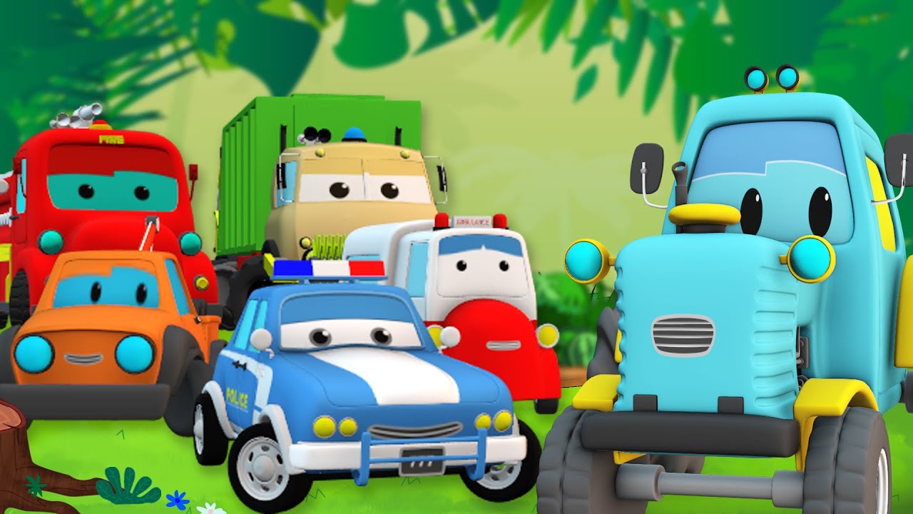 Road Rangers | The Tractor Who Cried Thief | Cartoon car videos for ...