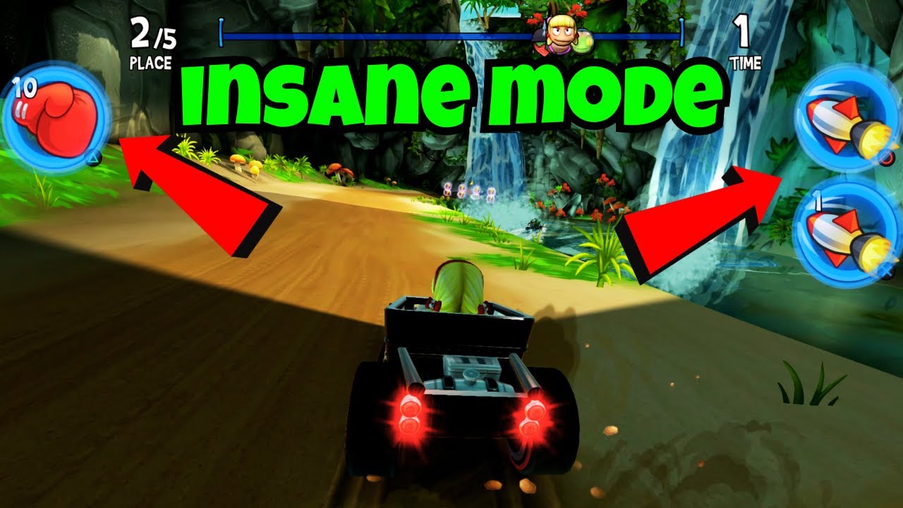 INSANE MODE Activated with Boost Juice! Beach Buggy Racing 2 - YouTube