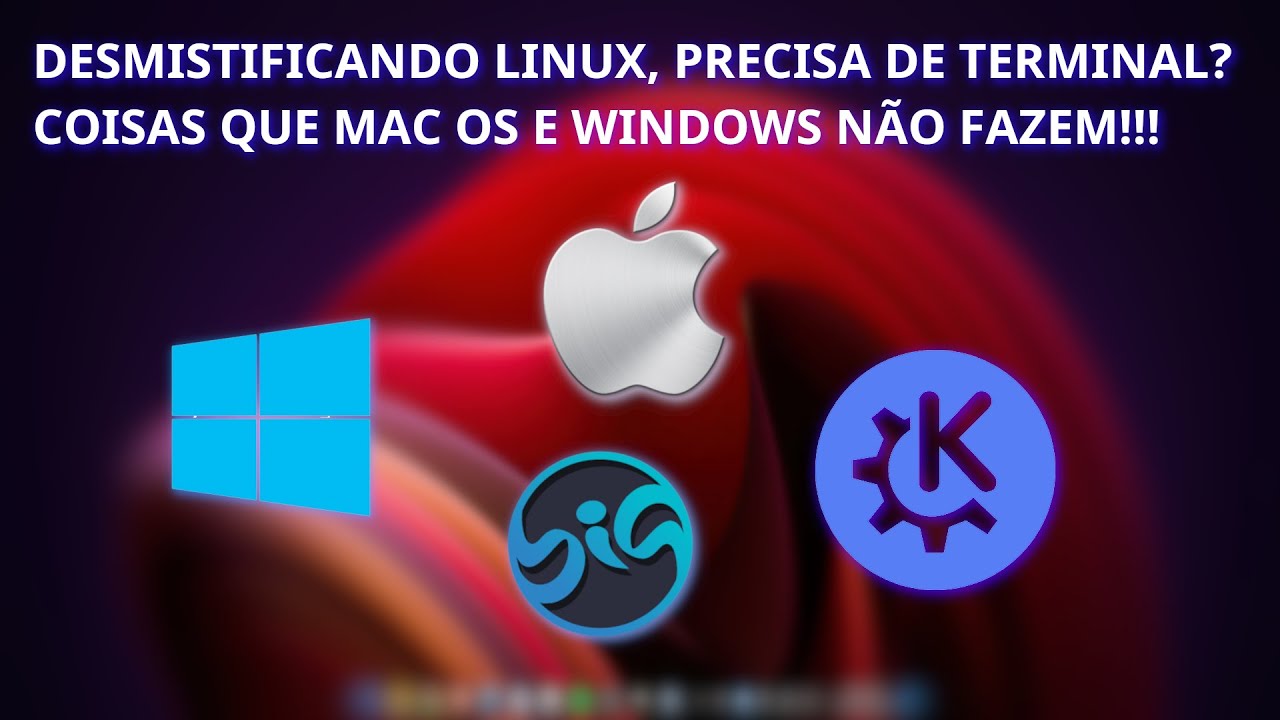 PERCA HOJE O MEDO DE USAR LINUX, DESMISTIFICANDO INTERFACE GRÁFICA ...