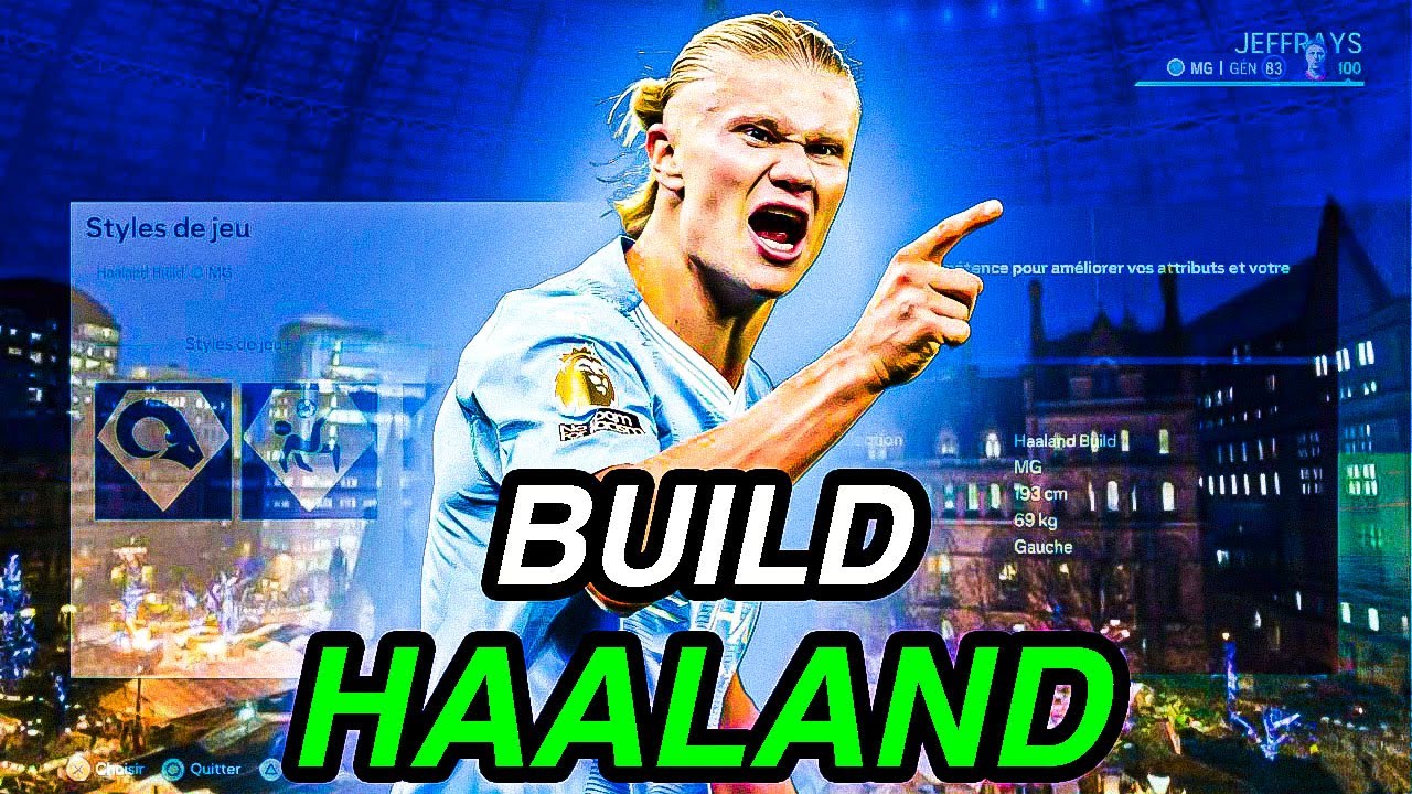 LE MEILLEUR BUILD HAALAND EN CLUB PRO ! (EA FC 24) - YouTube