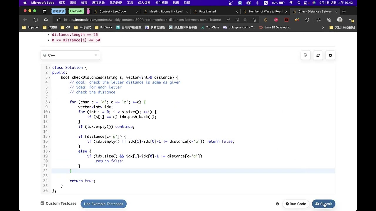 Leetcode Weekly Contest 309 Screencast Rank 1496 Youtube