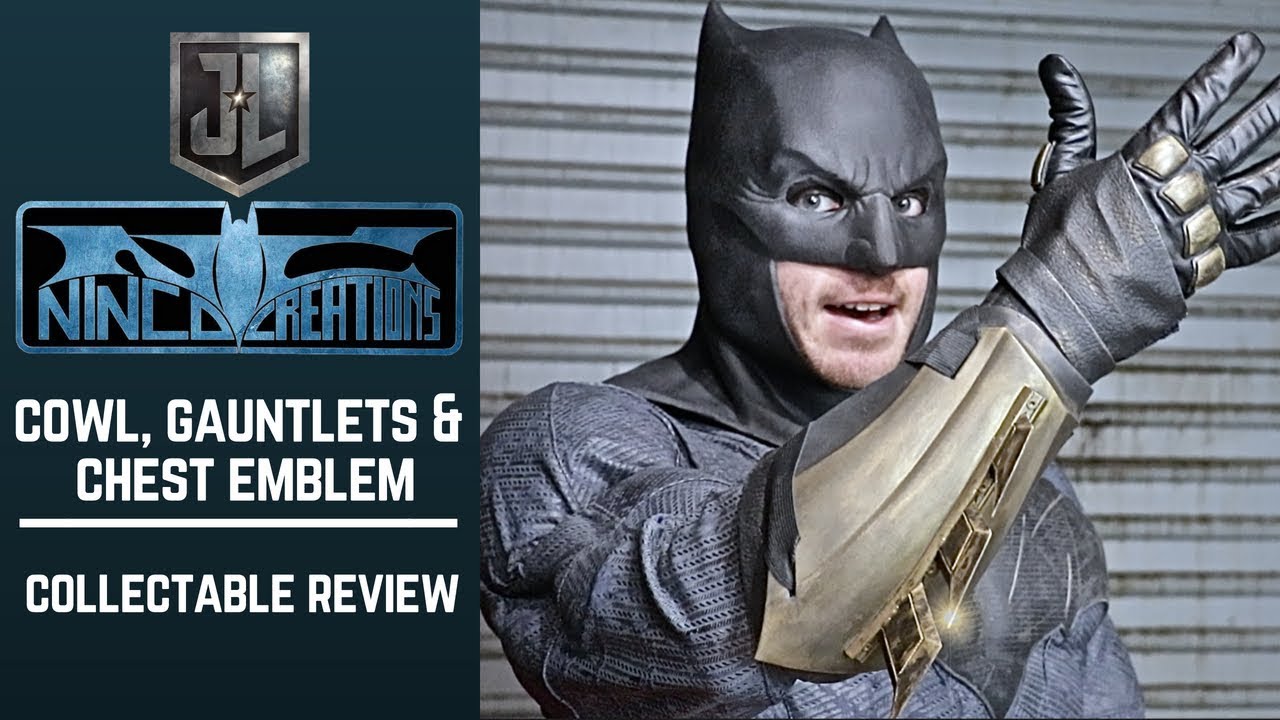 Batfleck Cosplay Update: John Ninco Cowl, Gauntlets & Emblem ...