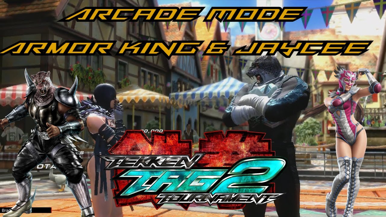 Tekken Tag Tournament 2 - Arcade Mode: Armor King and Jaycee - YouTube
