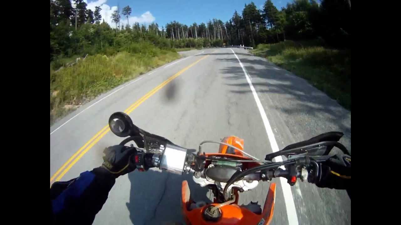 Deer Hits Biker mid-race - YouTube
