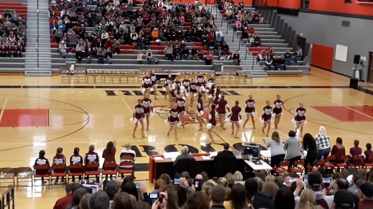 Yellow Medicine East Dance Team High Kick 2020 - YouTube