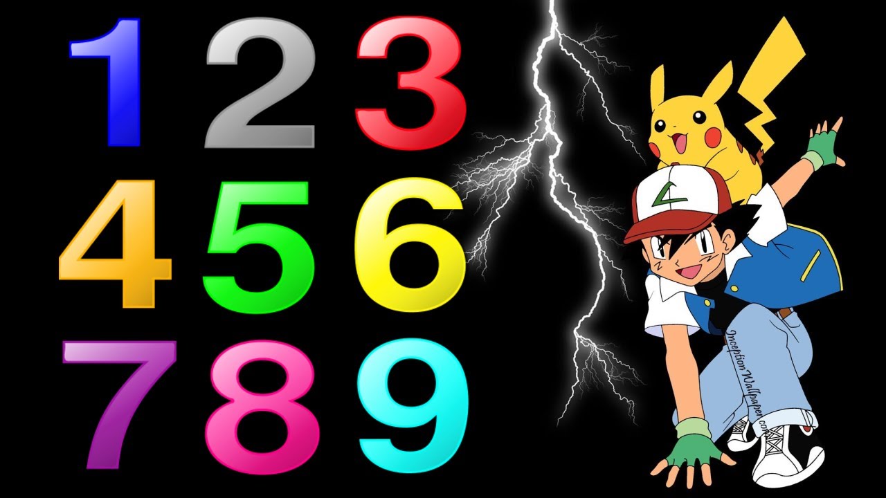 Counting Numbers 1 to 50 (with Pokemon) - YouTube