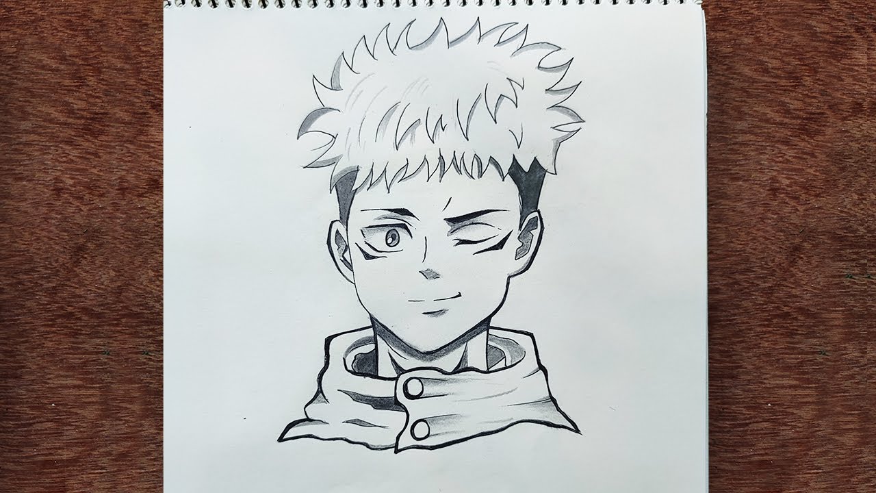 How to Draw Yuji | Anime Drawing - YouTube