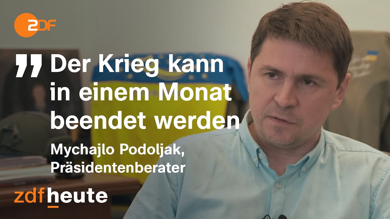 Ukraine-Krieg: Interview mit Selenskyj-Berater Podoljak ...
