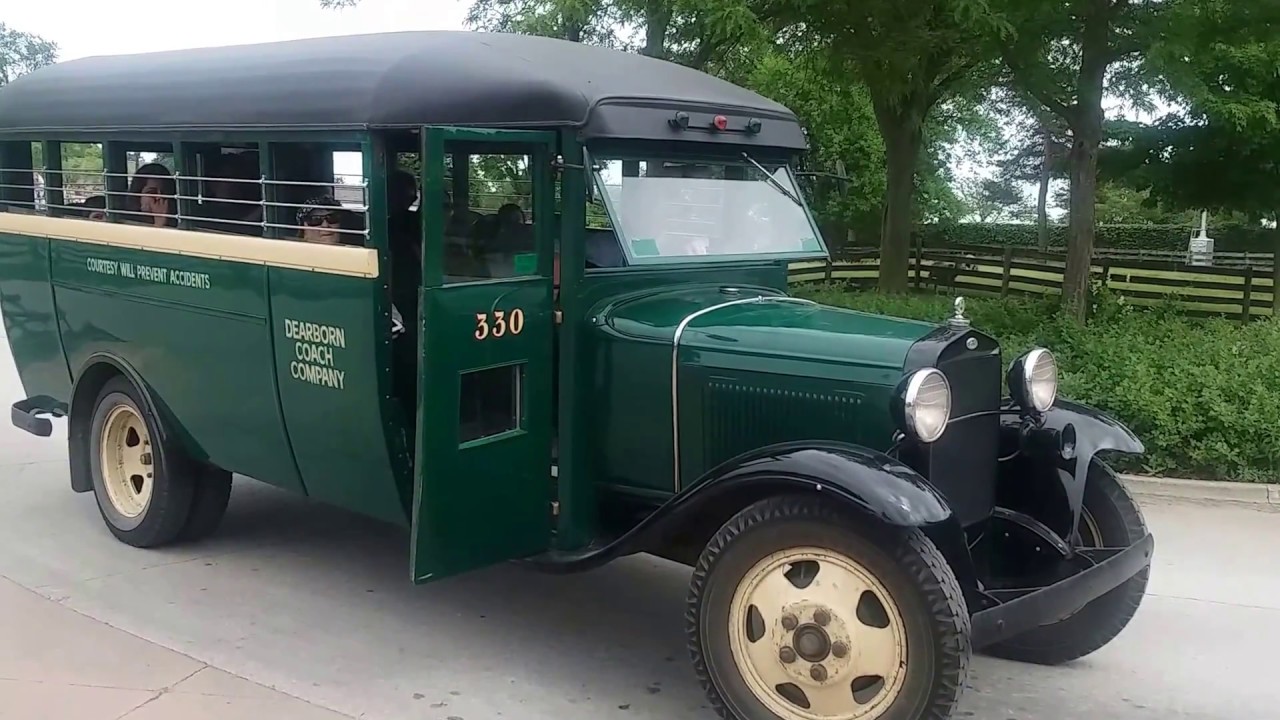 A ride on the last 1931 Ford Model 'A' bus - YouTube